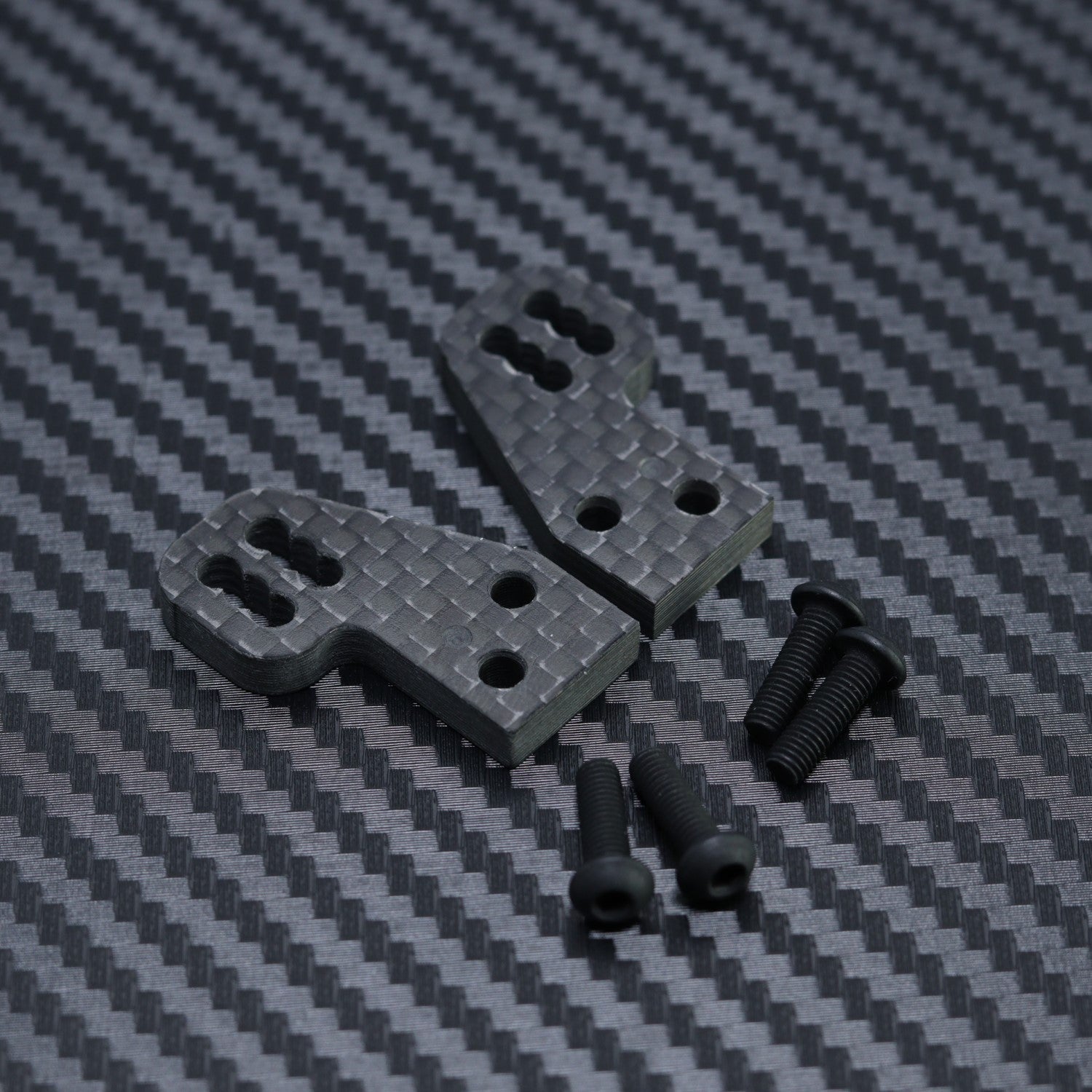 MYB0051CF-01 CNC Rear Hub Carbon Fibre Link Plate #1 - Evolution Models