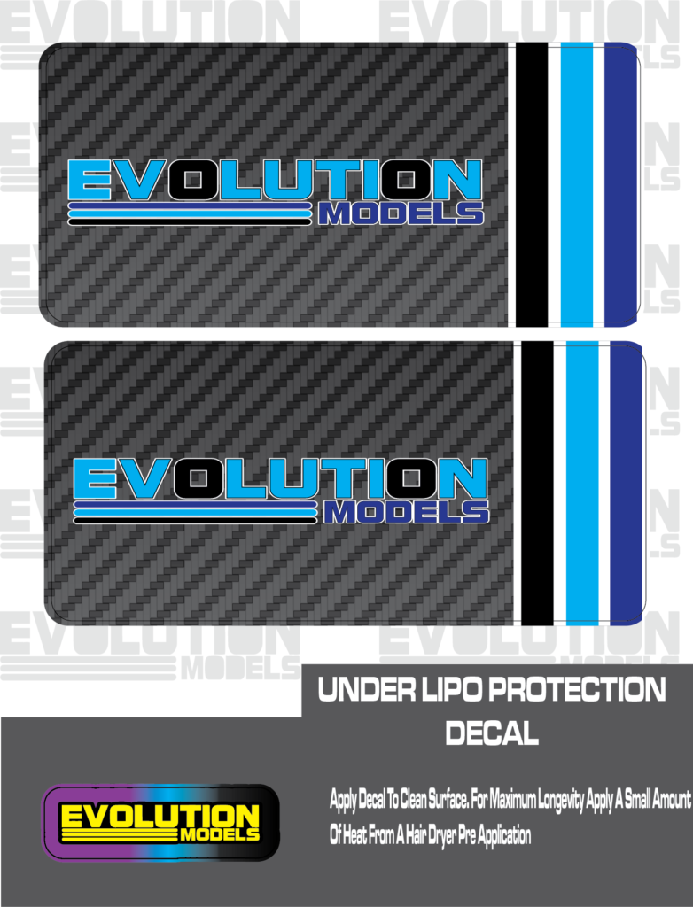 Evolution Models 1/10th Chassis Sensor Stickers - 2pcs - Evolution Models
