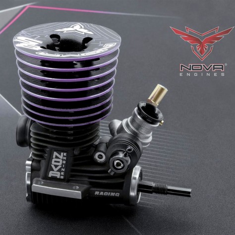 NV-5002002 Nova Off Road B3R .21 3 Port c/w Ceramic Bearing DLC Crank - Evolution Models